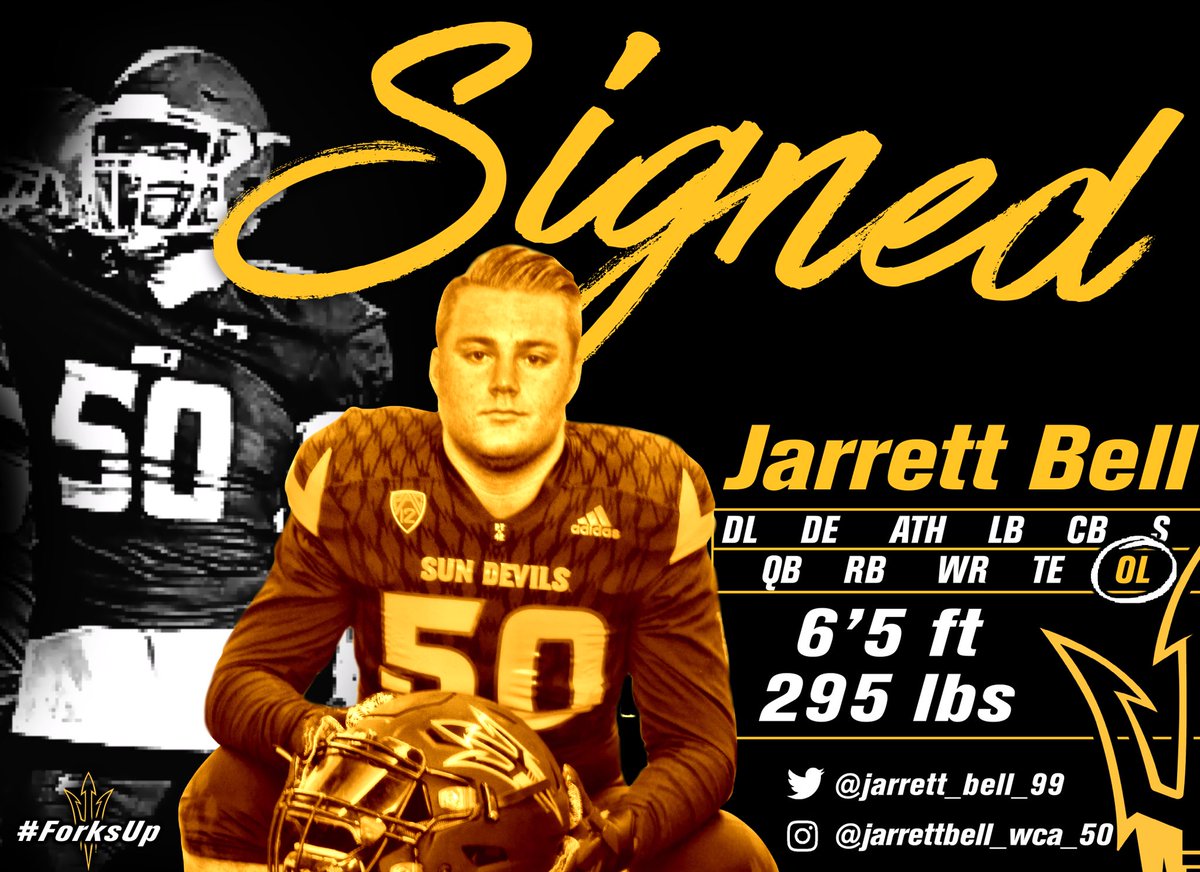 2018 3* OL Jarrett Bell commits to Arizona State : r/CFB