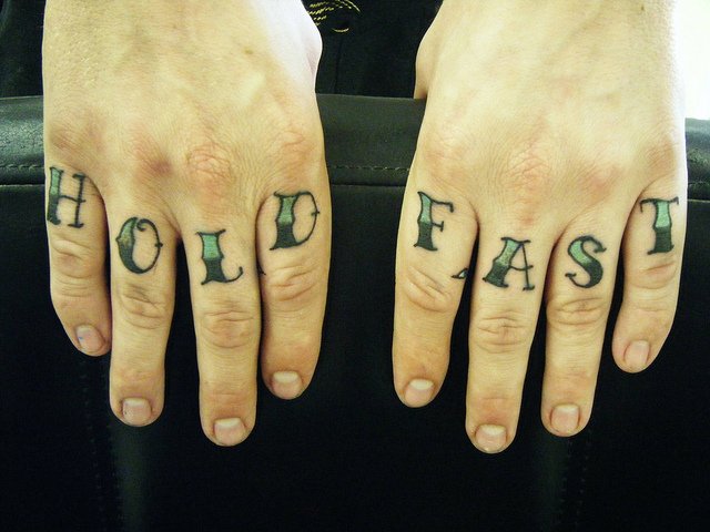 Hold Fast Tattoo