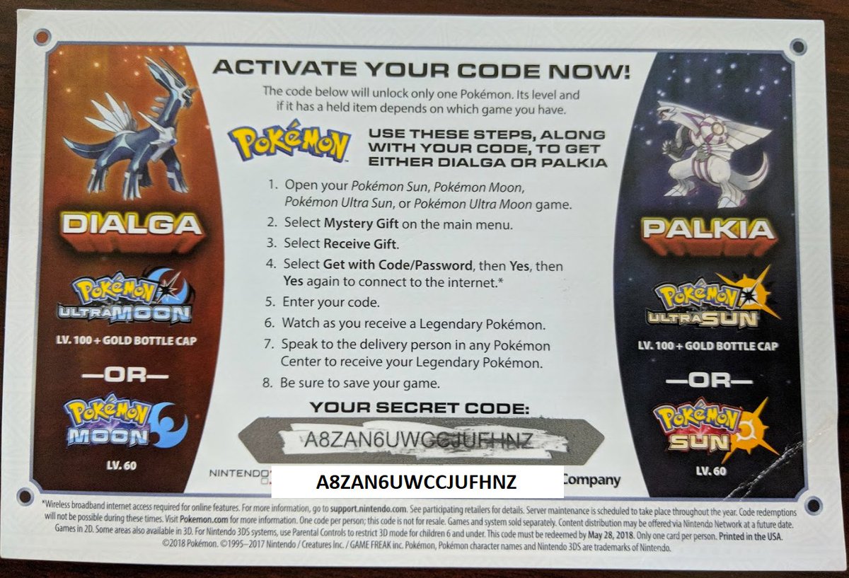 Pokemon Diamond Legendary Pokemon Codes