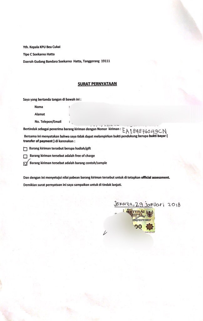 Contoh Surat Lamaran Kerja Bea Cukai - Delinewstv