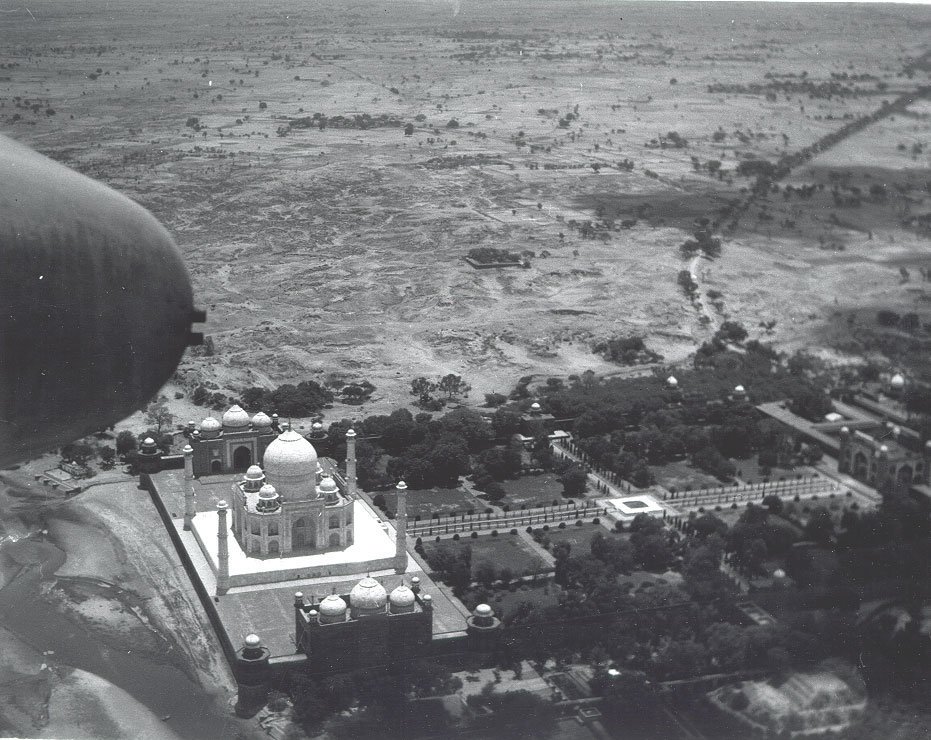 Taj Mahal Aerial View