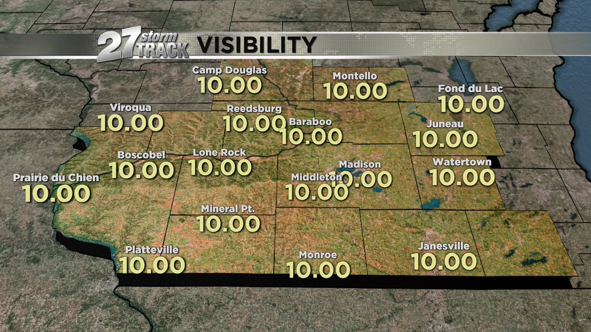 A look at radar shows light snow over SW WI. However Visibilities in ...