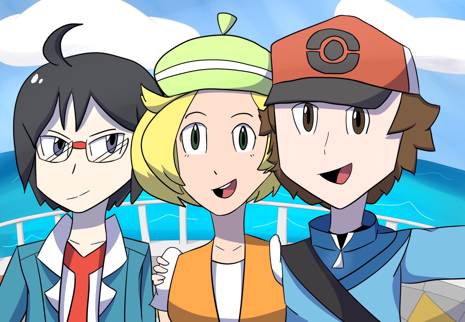 Pokemon Bianca And Cheren