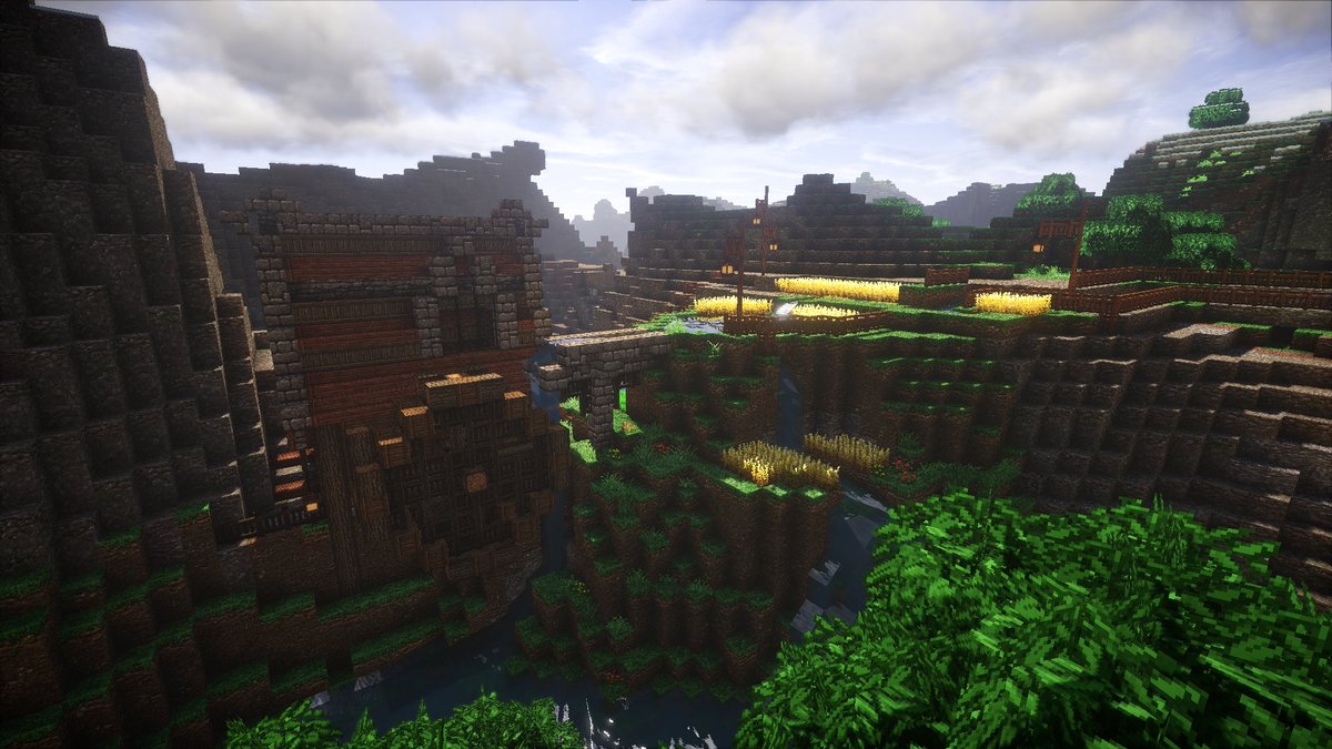 #113【田んぼ】マイクラ建築60分一本勝負 - posfie