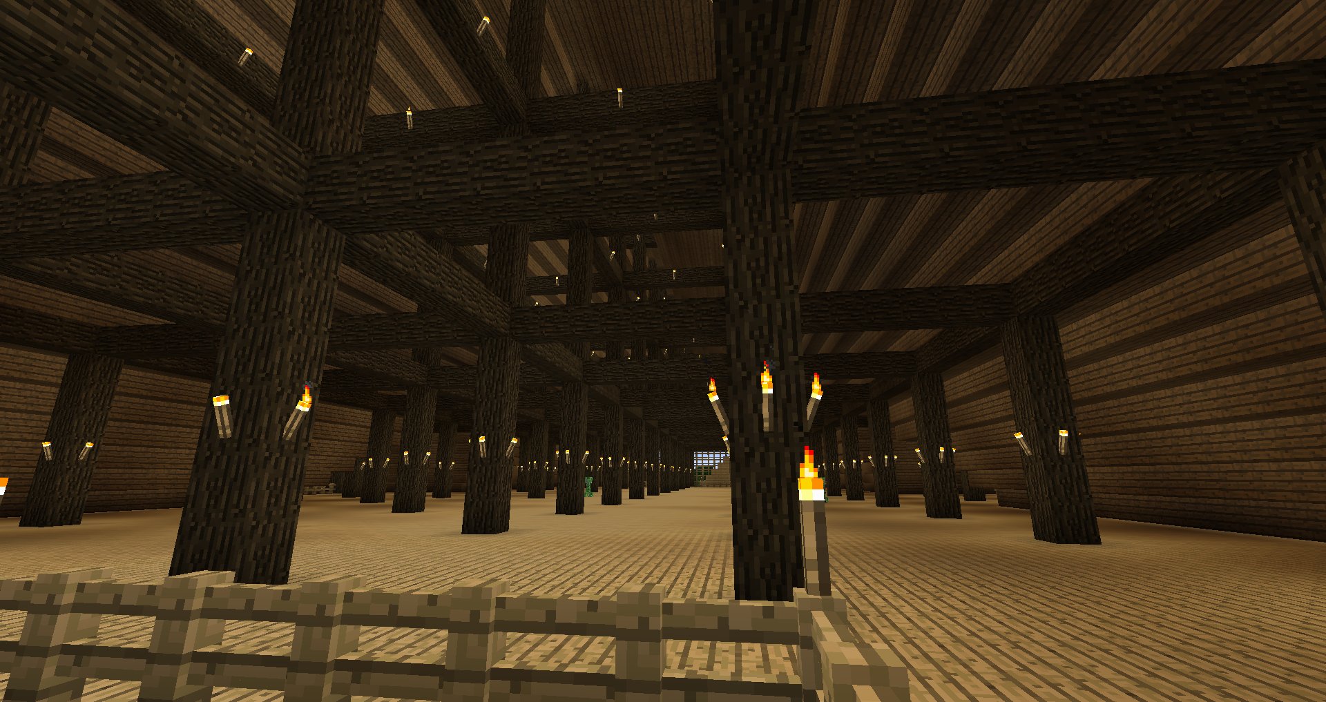 Minecraft Barn Inside