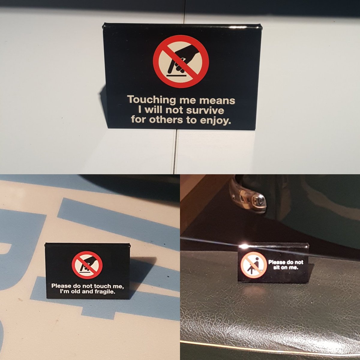 Do Not Touch Sign Museum