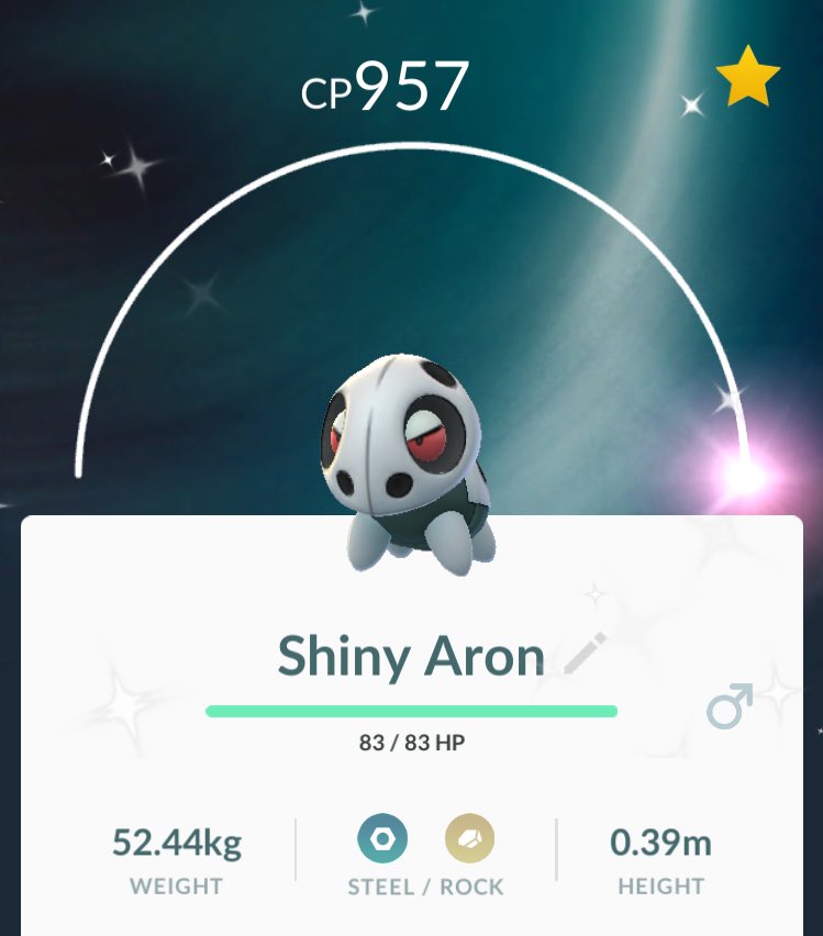 Pokemon Aron Shiny