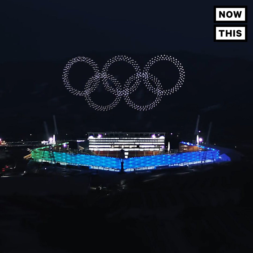 More than 1,000 synchronized drones kicked off the 2018 Olympics ...