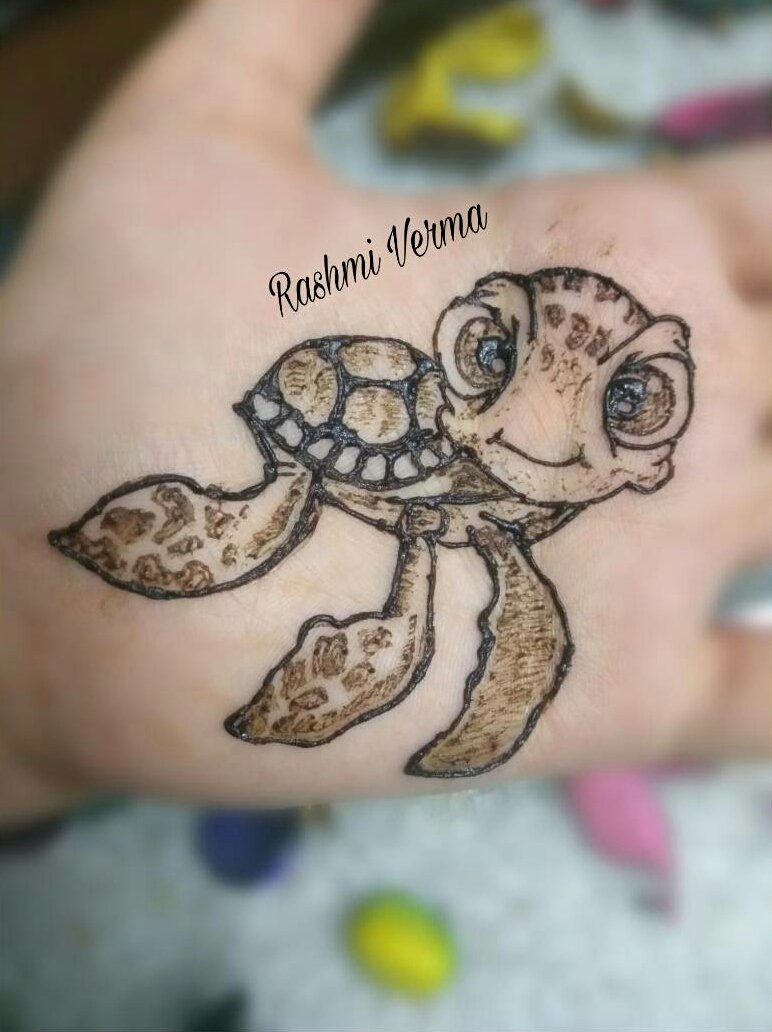Henna Turtle Tattoo