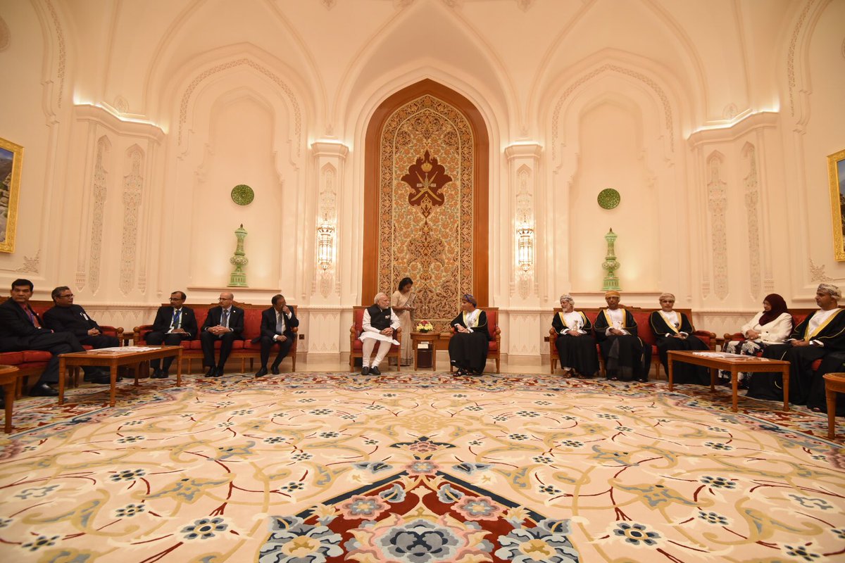 Landed in Oman. My first programme is the Community Event at the Sultan ...