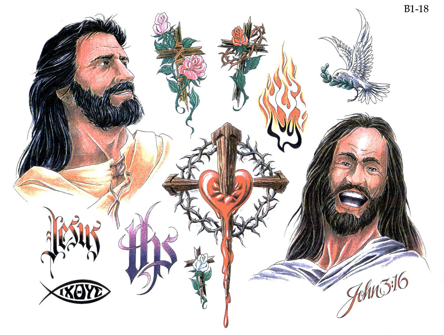Spiritual Tattoo Flash Art Guillaume Leroux Religion Flash Tattoo