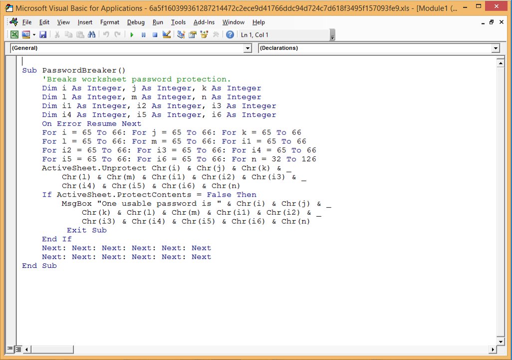 Protect vba code from cracking - cssenas Protect vba code from cracking - cssenas