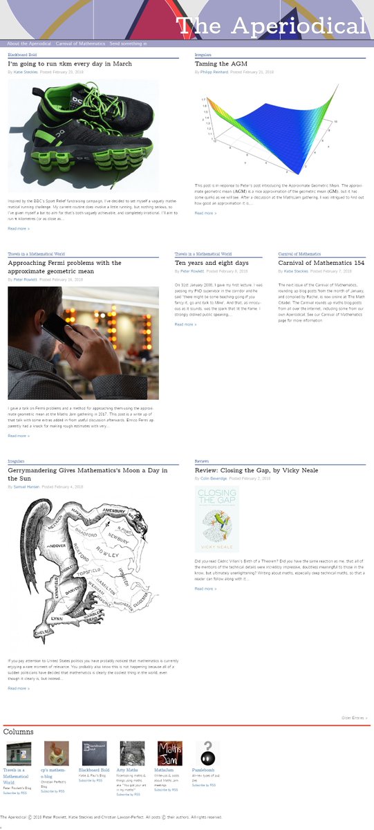 The Aperiodical (@aperiodical) | Twitter