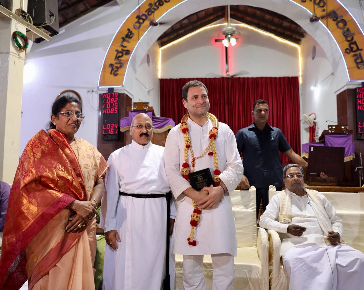 Congress President Rahul Gandhi offered his respects at the Basel ...
