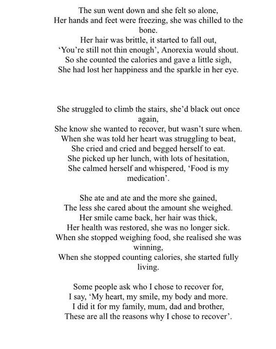 Anorexia Poems