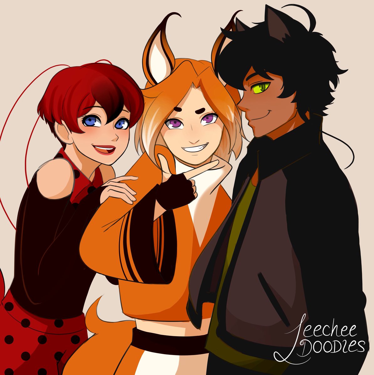「Human Trixx concept! #MiraculousLadybug 」|Arleyのイラスト