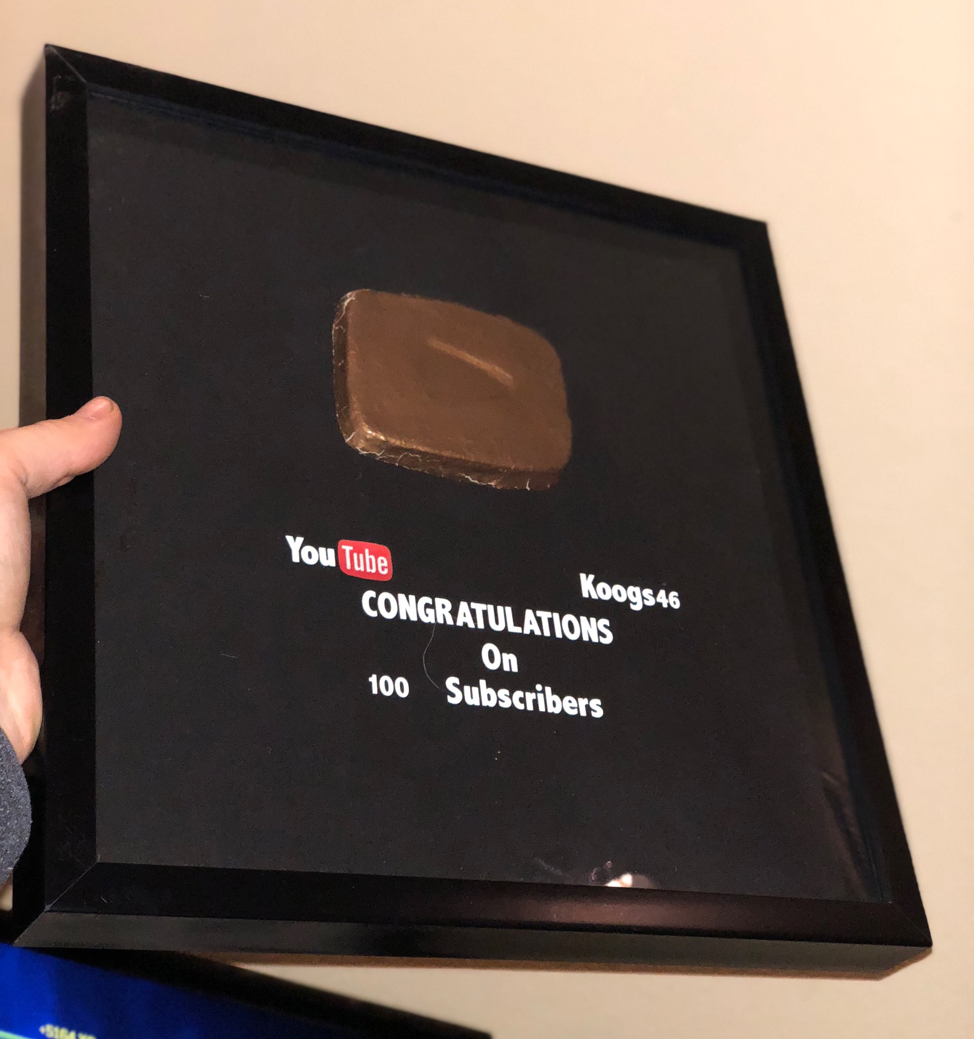 Youtube Bronze Play Button