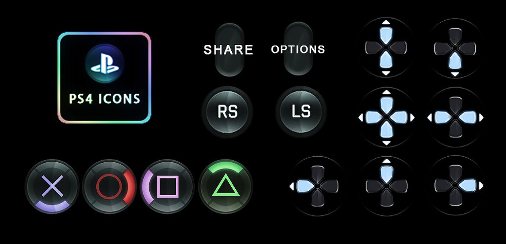 Playstation Controller Button Icons