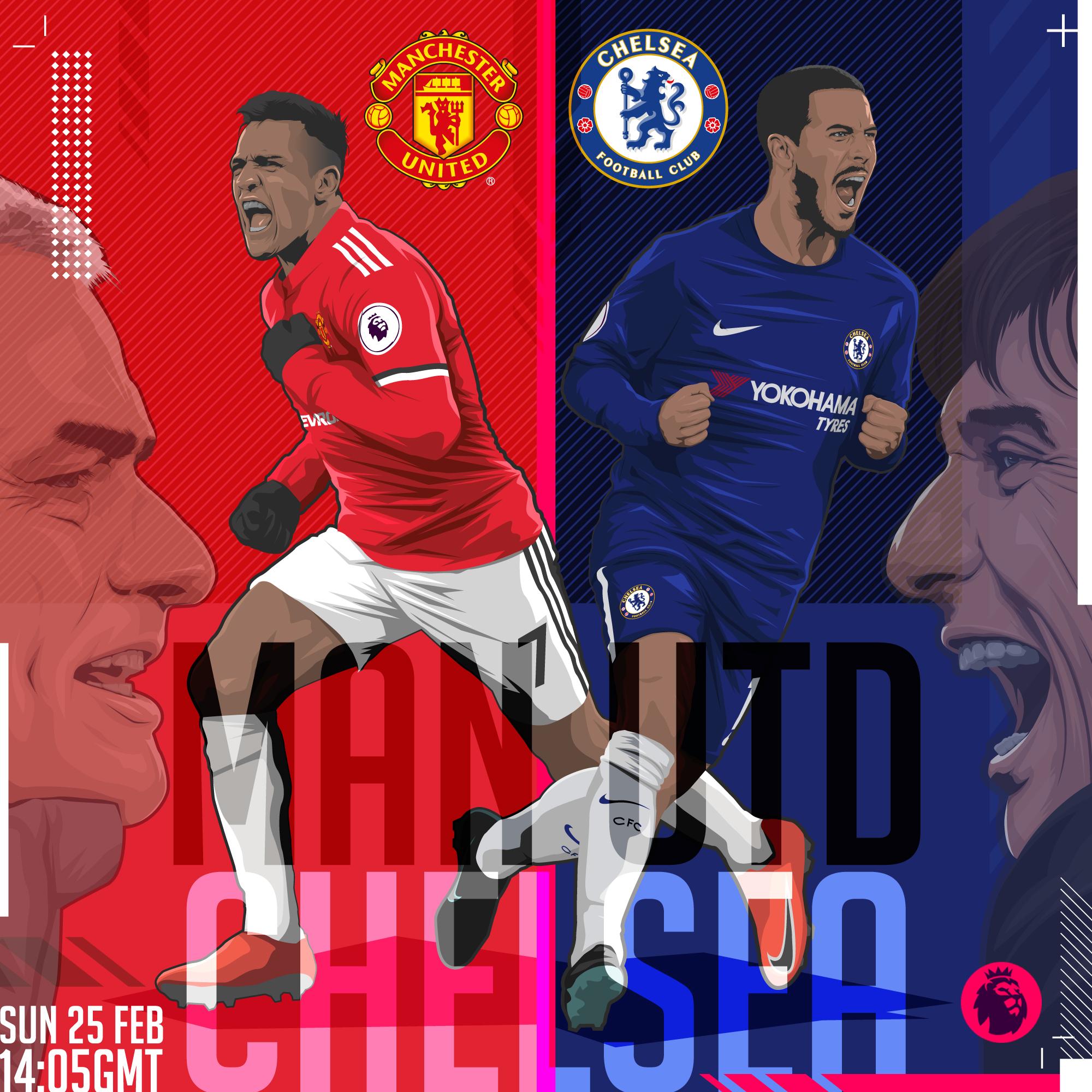 [EPL] 28R· 맨체스터 유나이티드 v 첼시, 선발 라인업 : 클리앙