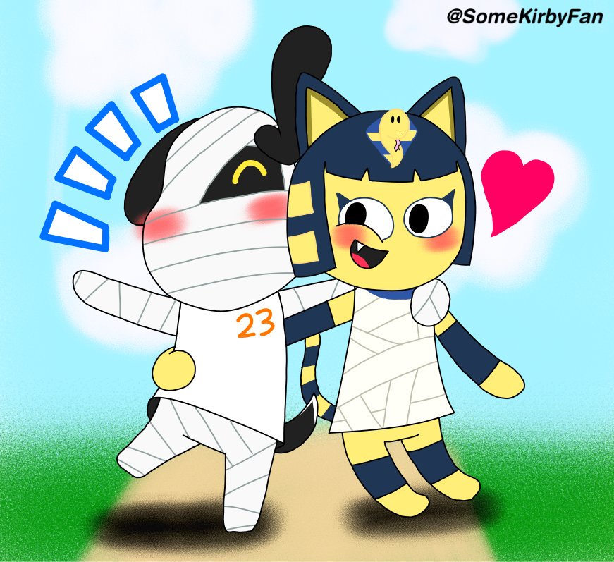 Animal Crossing Ankha And Lucky