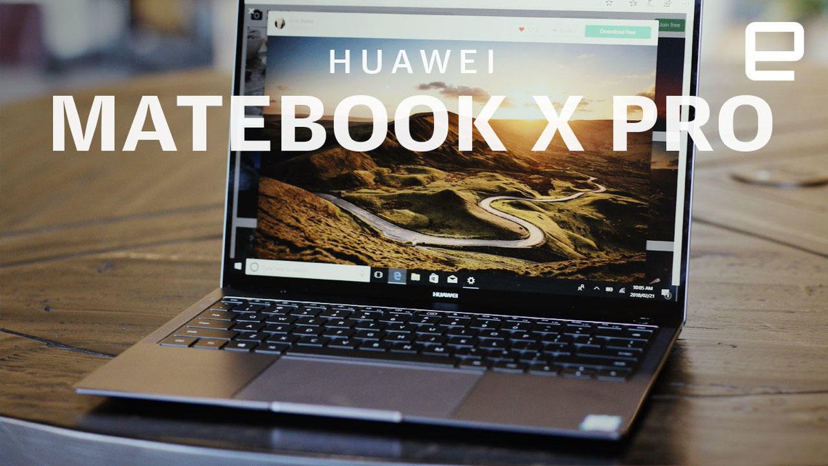Huawei's MateBook X Pro crams a pop-up webcam into the keyboard ...
