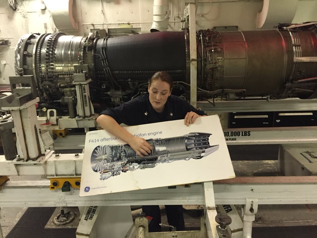 Inside USS Carl Vinson: It has its own jet engine repair & testing ...