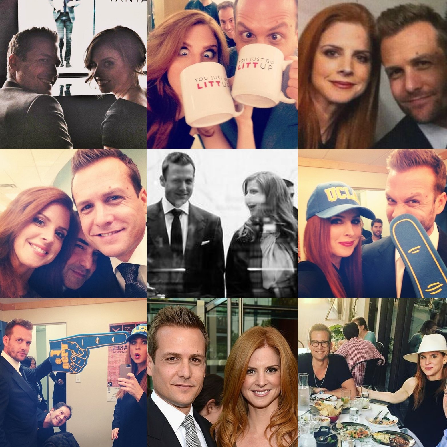 Gabriel Macht Sarah Rafferty Suits Rewatch Podcast From Patrick J.