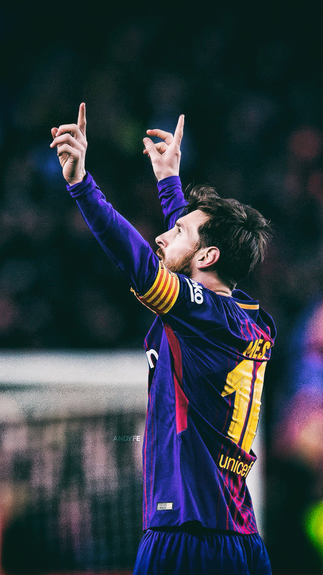 Messi Celebration Wallpaper