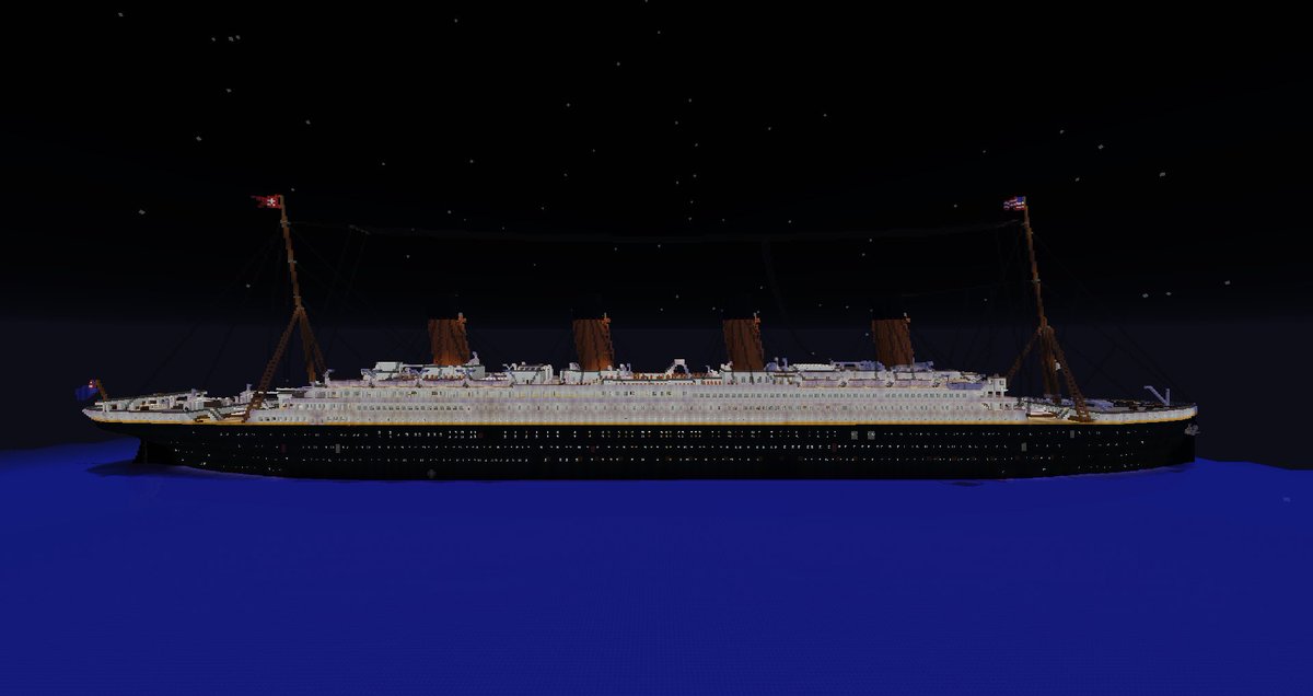 Minecraft Titanic Sinking