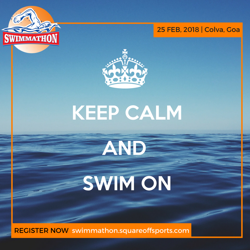 Keep Calm And Swim On Wallpaper