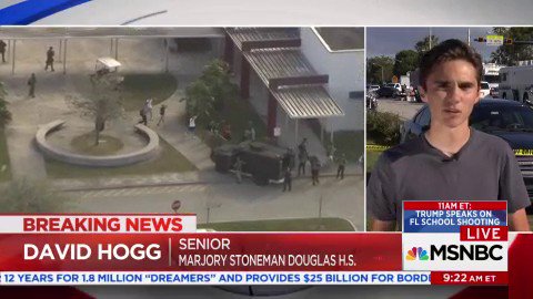 Student David Hogg, who survived school mass shooting: "People get used ...