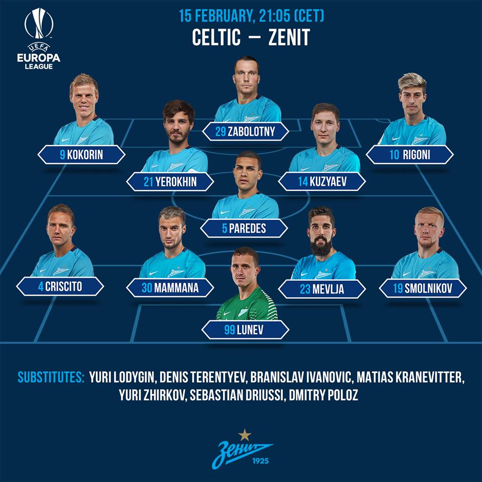 Europa League: Celtic v Zenit line-ups - ITV News