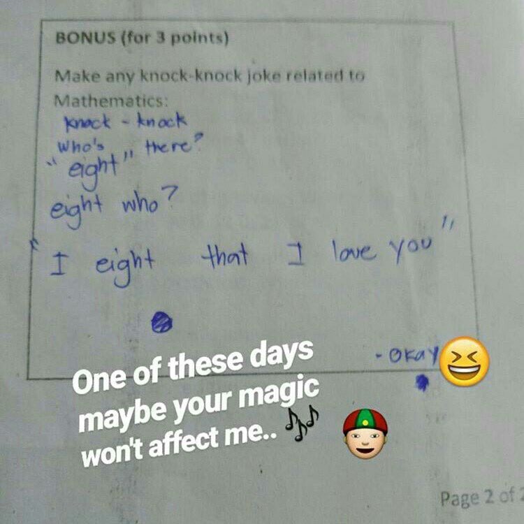 Math Knock Knock Jokes