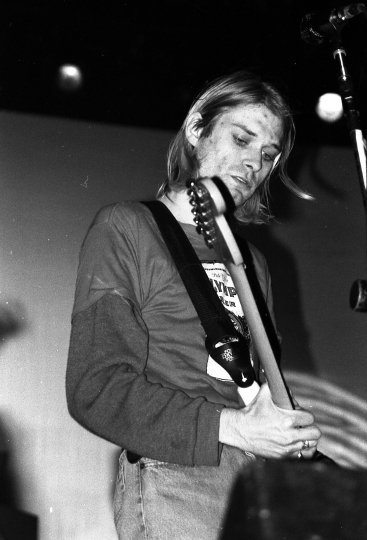 Retouch of the footage from Nirvana’s last concert. It’s so incredibly ...