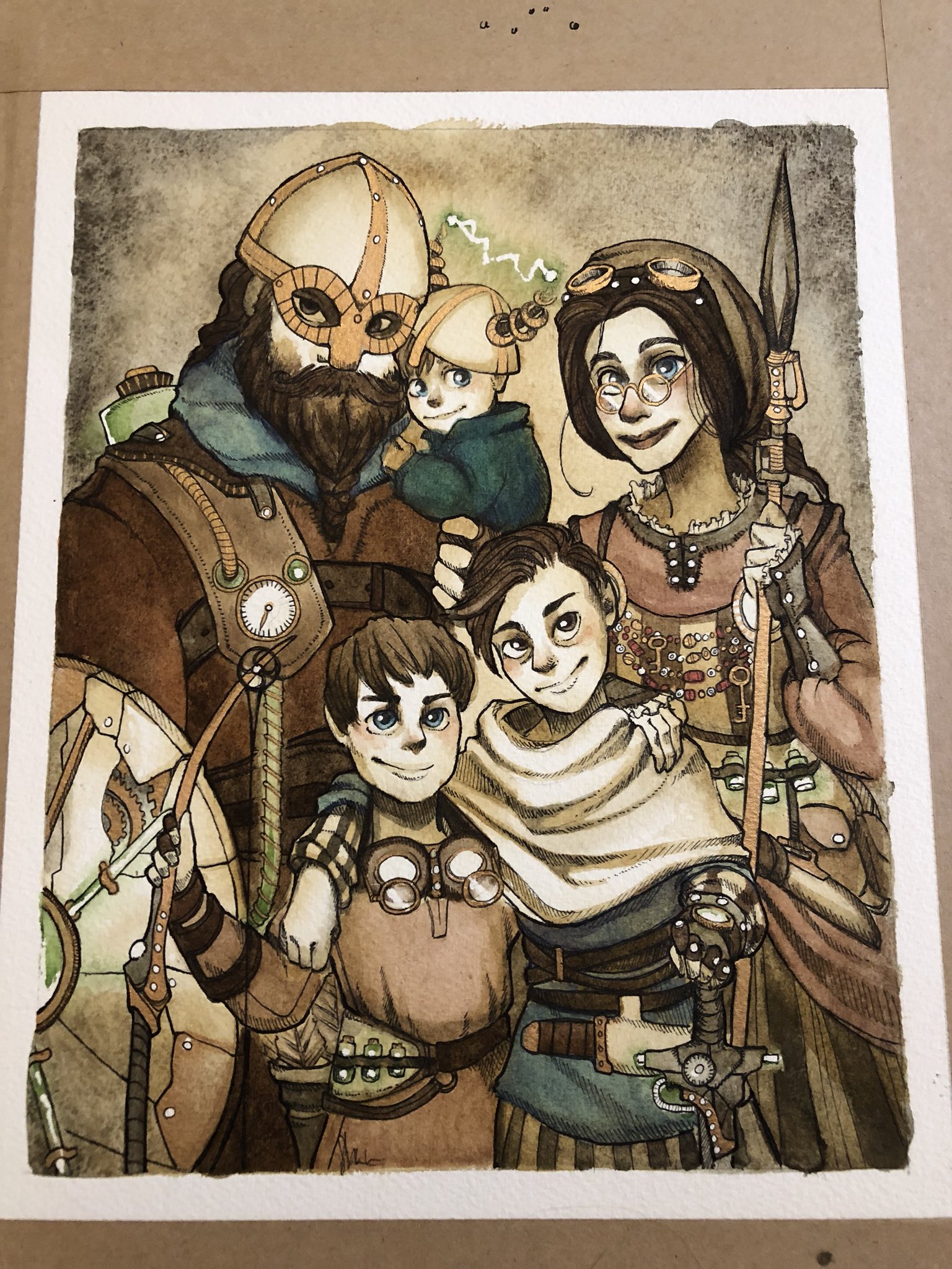 Steampunk Family Portrait