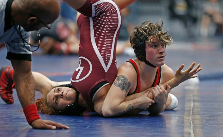 Euless trinity's transgender wrestler mack beggs wins both region 2-6a ...
