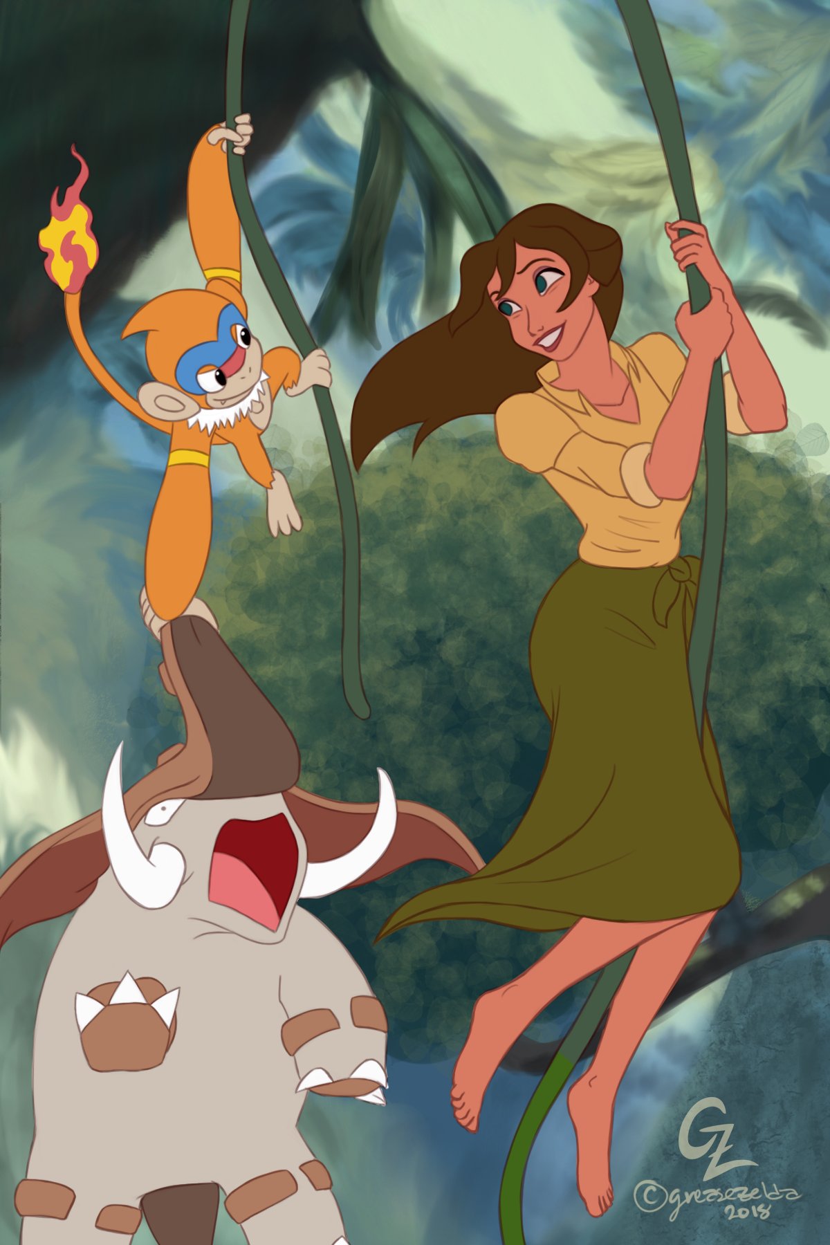 Jane Porter In Jungle