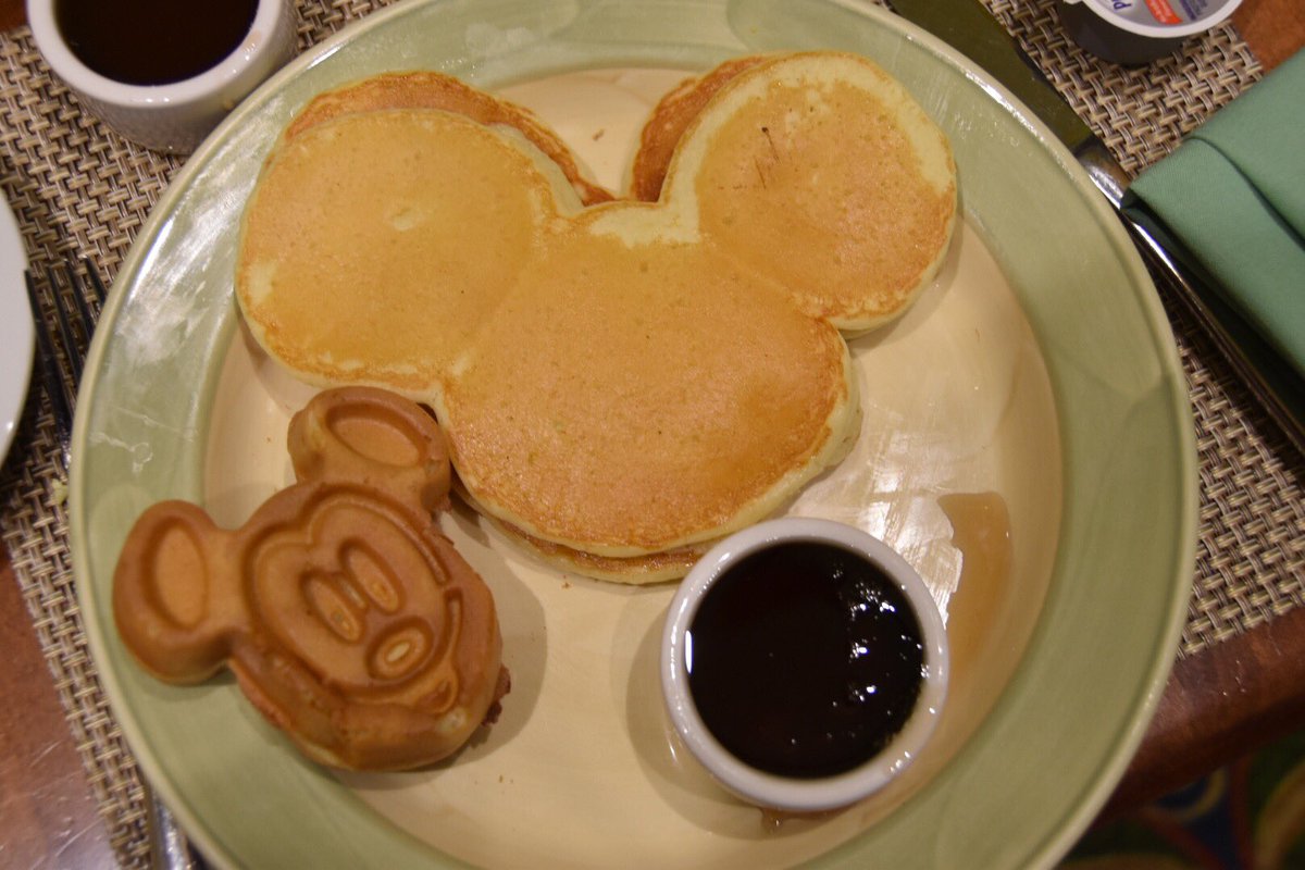 Mickey Mouse Pancakes Disneyland