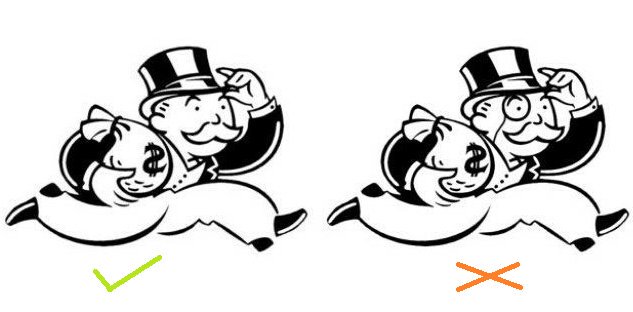 Admisión anunciar fondo muñeco monopoly con monoculo lema Cuota Cha