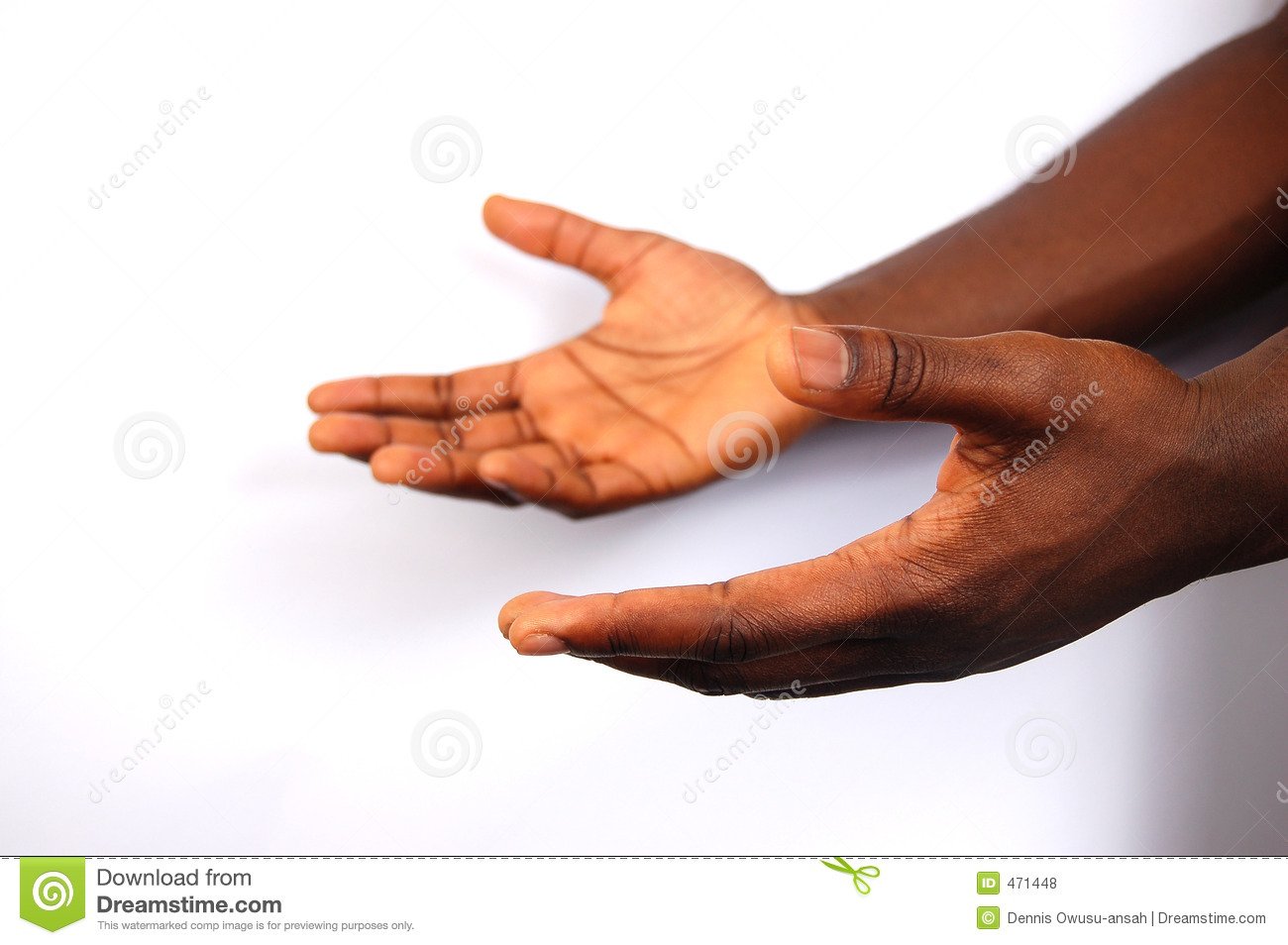 Black People Hands Reaching