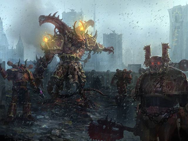 Khorne Berzerkers Art