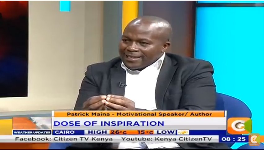 Patrick Maina: I mostly mentor the youth PowerBreakfast | Citizen TV ...
