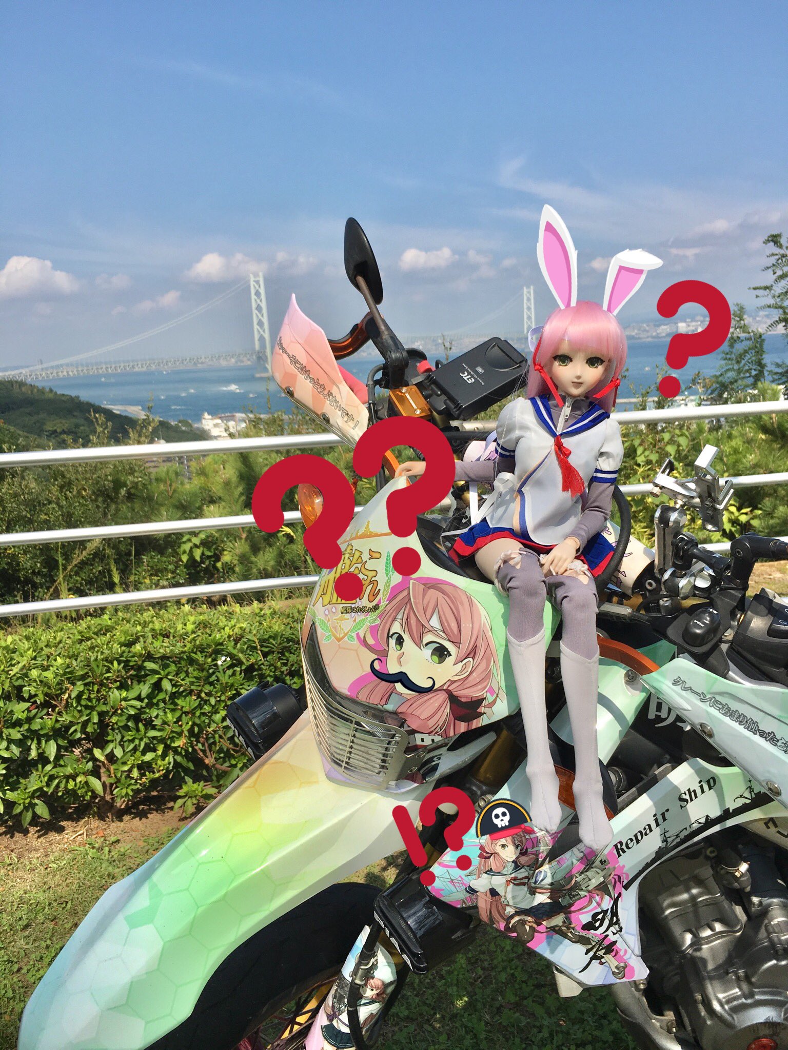 monmon on Twitter: "#バイクにハテナつけると可愛い選手権 明石さんめっちゃかわいい！…