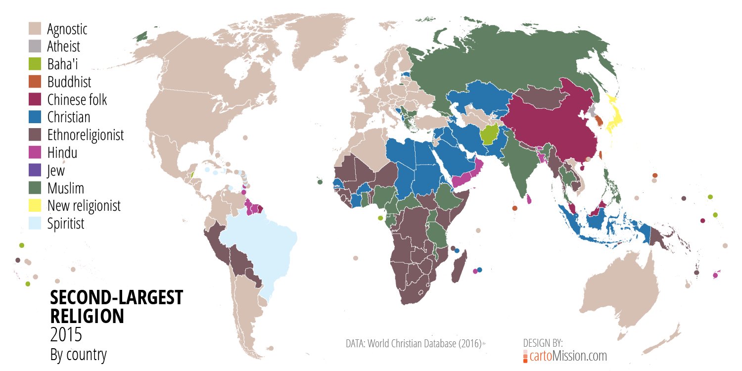 Christianity World Map