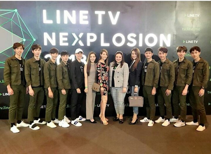 Nang Ngin Hom on Twitter: "Line TV NEXPLOSION 2018 Cr:logo #peakpeemapol 20.2.2018…