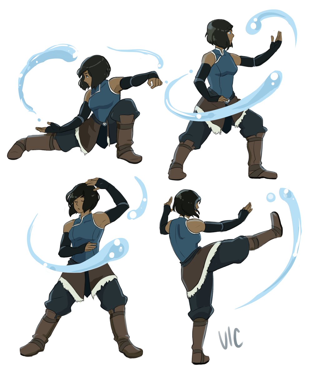 Korra Waterbending In The Show