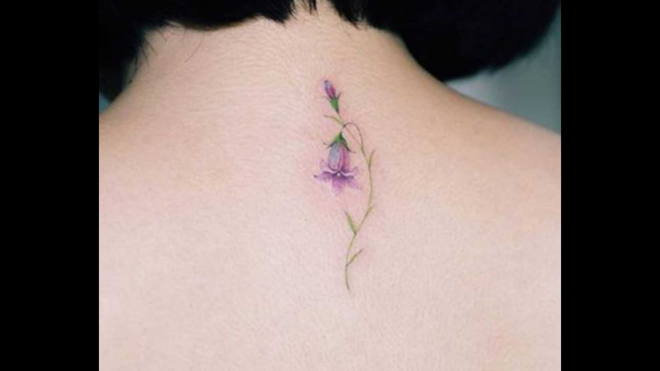 Blue Bell Tattoos 18 Cute Bluebell Tattoo Ideas For Ladies