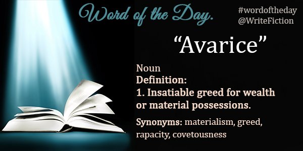 Avarice Definition
