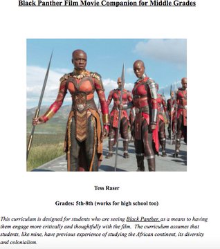 Teachers inspired by ‘Black Panther’ are bringing its magic to ...