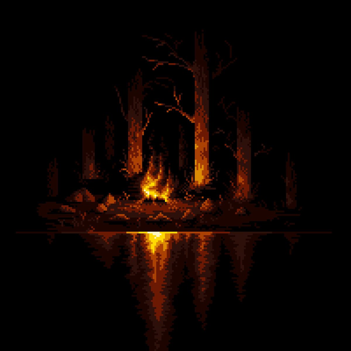 [JFS] Campfire by 8BitAdventure : r/PixelArt